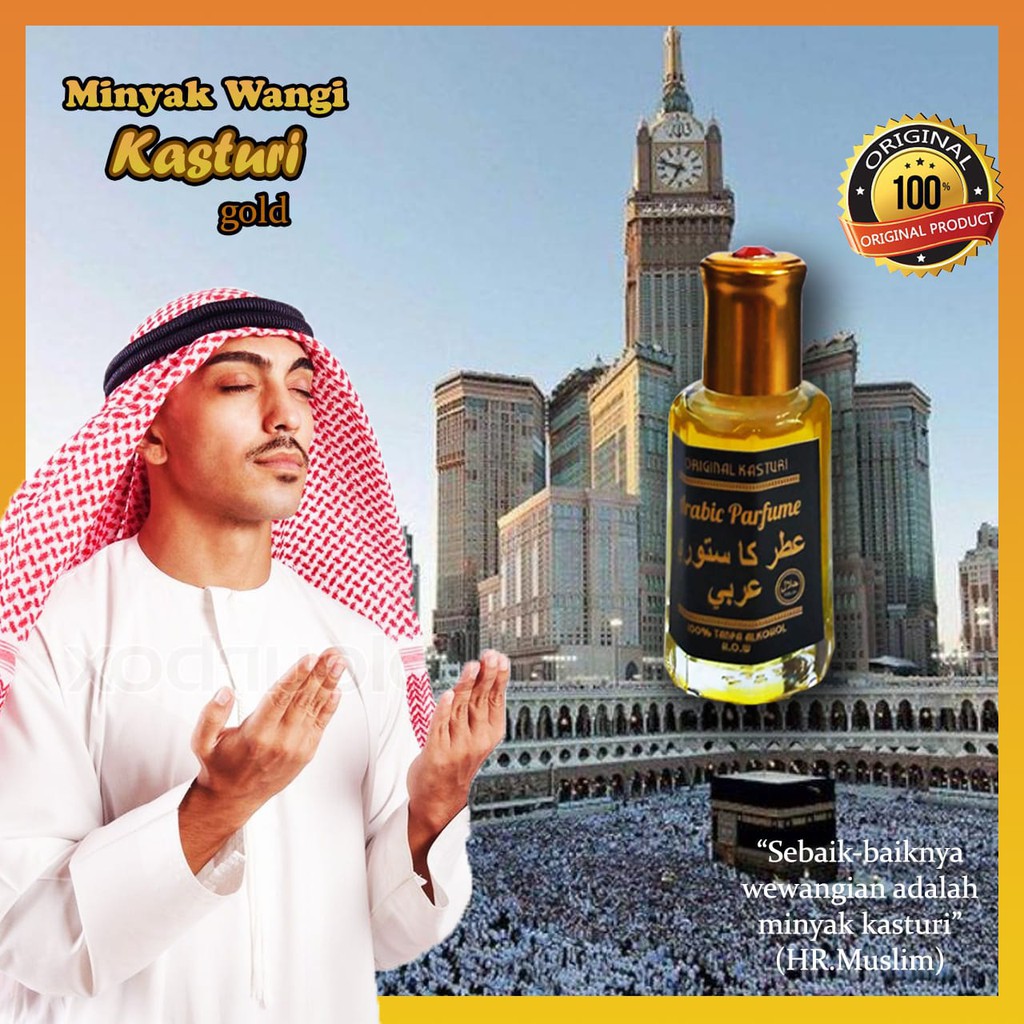 Jual PARPUME KASTURI KUNING MINYAK WANGI ARAB WANGINYA TAHAN LAMA 100% ...