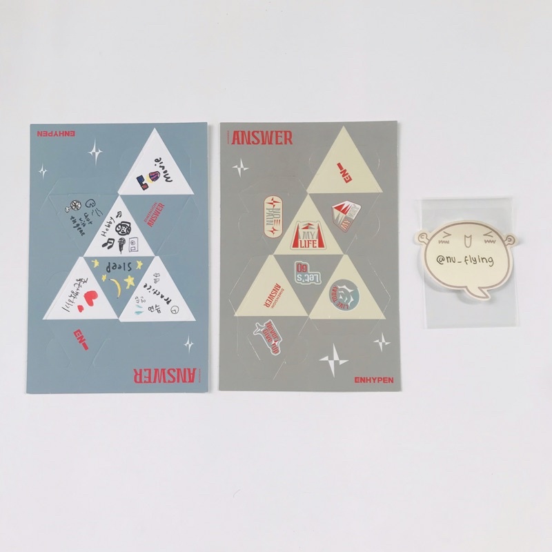 Jual Enhypen Paper Dice | dadu kertas dimension: answer album | Shopee ...