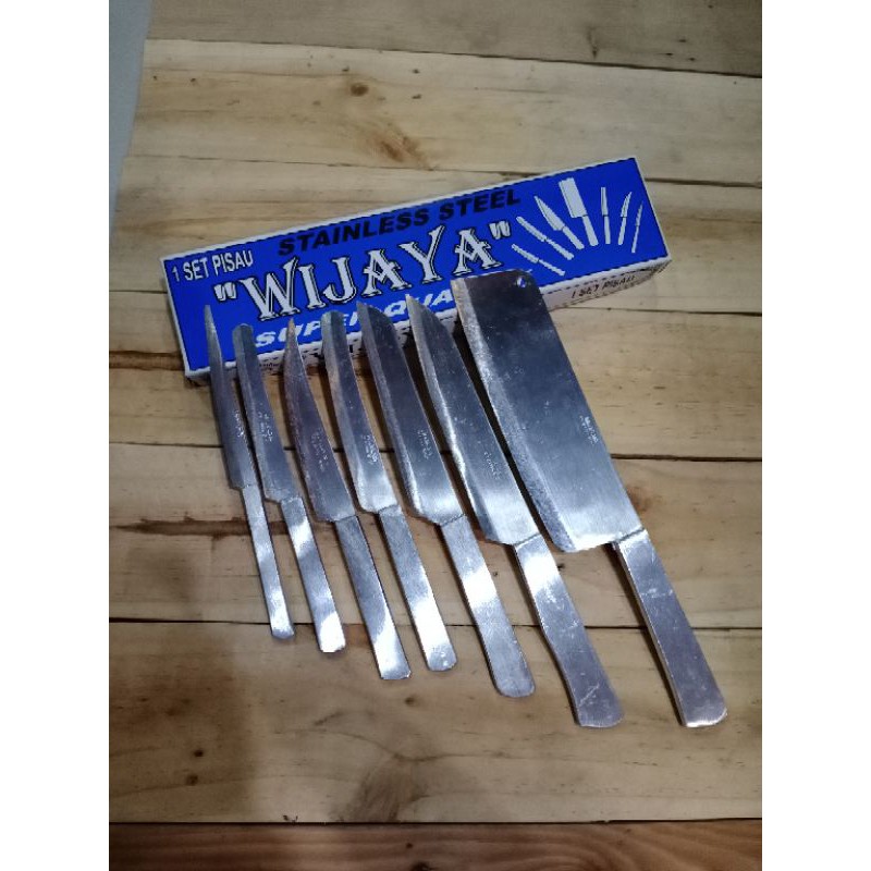 Jual Pisau Wijaya Set Pisau Stenlis Set Ori Wijaya 7pcs Shopee Indonesia