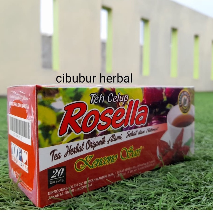 Jual Teh celup bunga Rosella Rosela Herbal Kencono Sari Asli Original | Shopee Indonesia