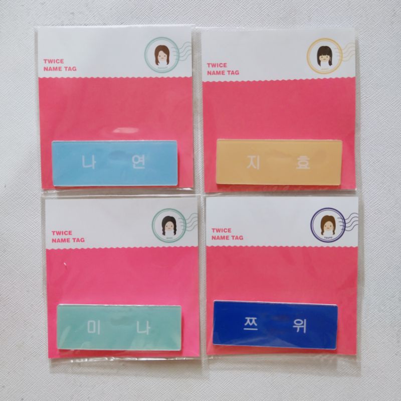 Jual (READY) TWICE - POP-UP STORE NAME TAG | Shopee Indonesia