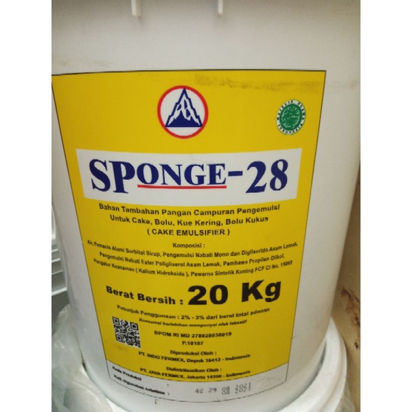 Jual SP Sponge 28 Cake Emulsifier 50 gr REPACK. | Shopee Indonesia