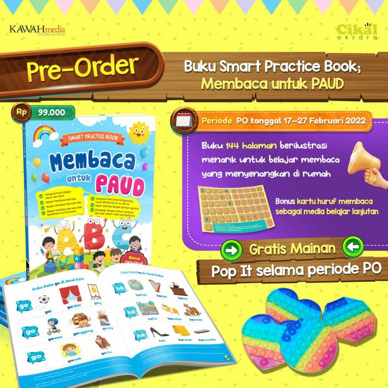 Jual Smart practice book Membaca untuk Paud | Shopee Indonesia