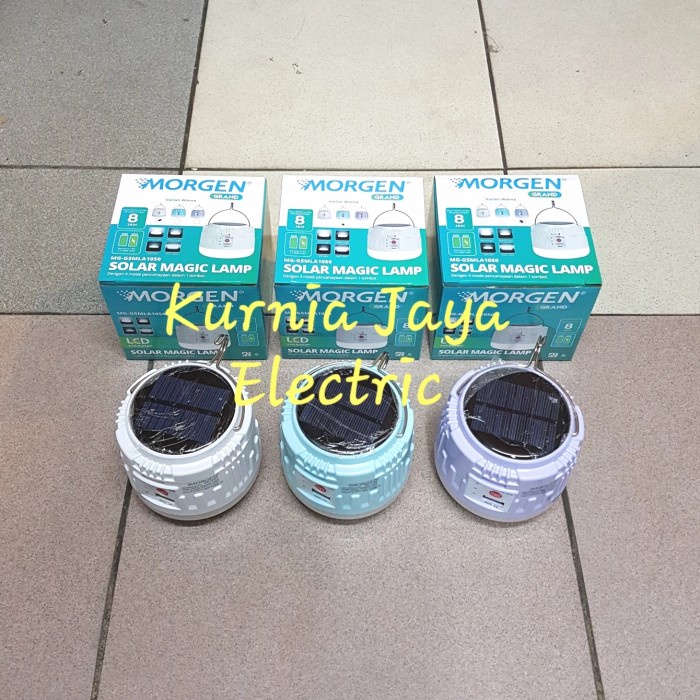 Jual MORGEN Lampu LED Emergency Solar Magic Lamp 30W / 50W Sinar Putih ...