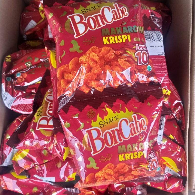 Jual BONCABE MAKARONI KRISPI Netto 10bks x 30gr | Shopee Indonesia