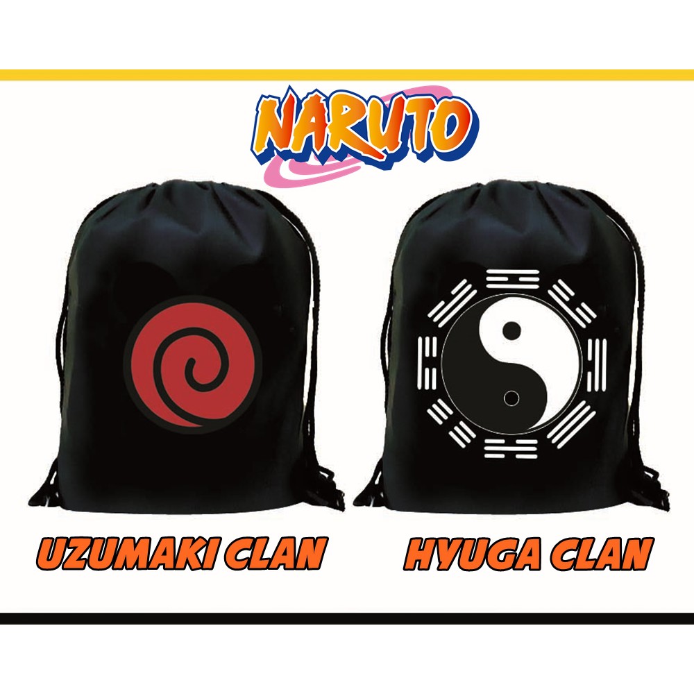 Jual Stringbag Tas Serut Ransel ANIME Backpack Tahan Air uzumaki hyuga ...