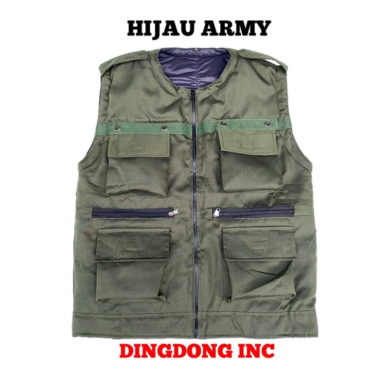 Jual JAKET ROMPI LAPANGAN PRIA WANITA VEST MANCING TEBAL | Shopee Indonesia