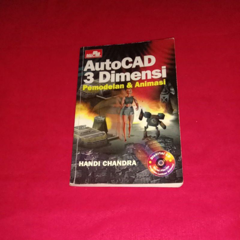 Jual BUKU AUTOCAD 3 DIMENSI PEMODELAN & ANIMASI HANDI CHANDRA | Shopee Indonesia