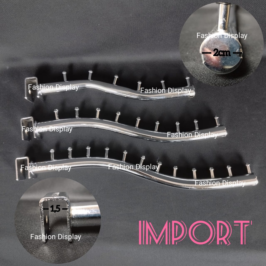 Jual Suling Pipa Kotak Belalai Gantungan Baju Besi Suling Hanger Suling ...