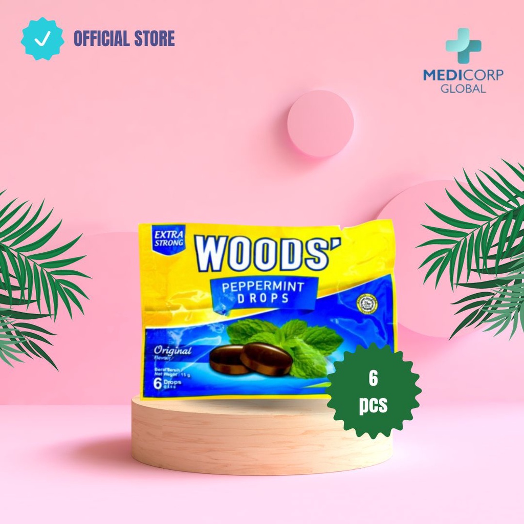 Jual Woods lozenges peppermint permen obat batuk pelega tenggorokan ...