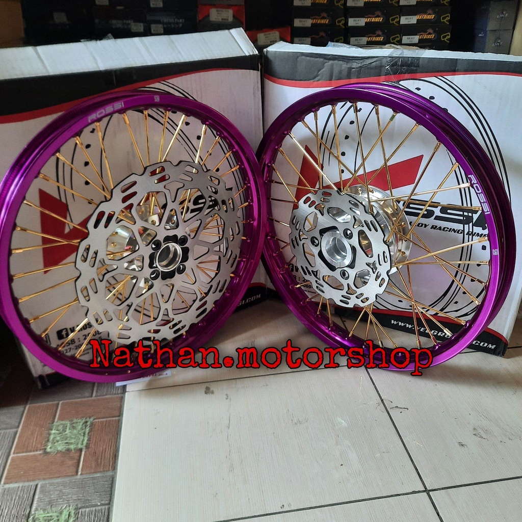 Jual Velg Jari2 140x140 Ring17 Paketan Satria FU satu set piringan ...