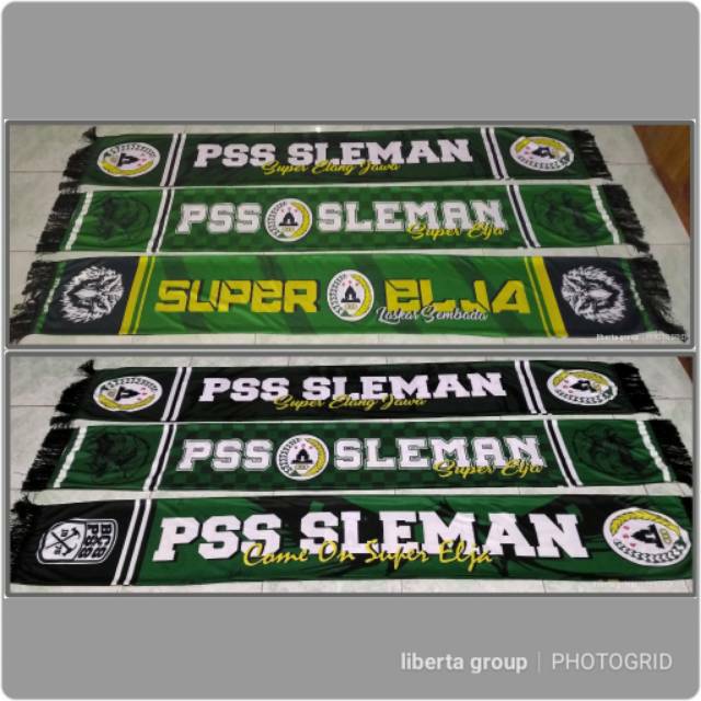 Jual Syal Pss Sleman Super Elja BCS Scarf Printing PREMIUM QUALITY ...