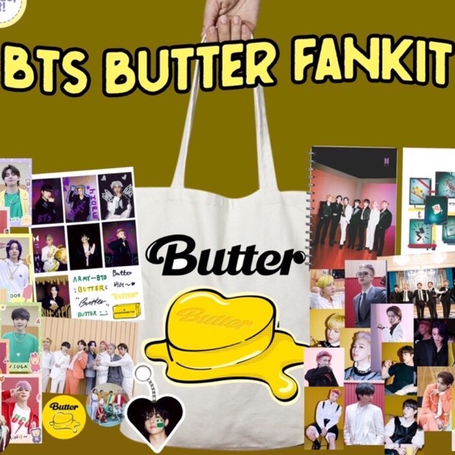 Jual FANKIT BTS GIFT BOX BANGTAN HAMPERS BUTTER MERCH ARMY RM JIN SUGA ...
