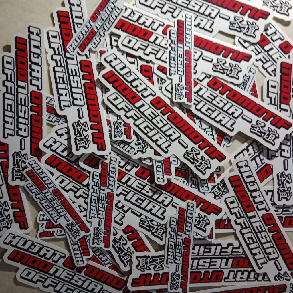 Jual Stiker Hujat Otomotif Indonesia Official / Stiker Motor Mobil DLL ...