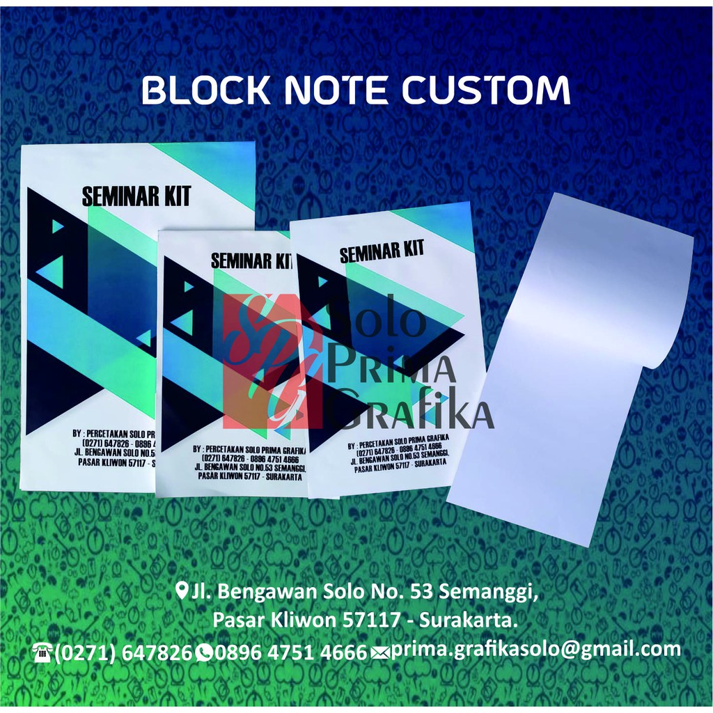 Jual Blocknote / Note / Notes Seminar Meeting Murah / FREE DESAIN ...