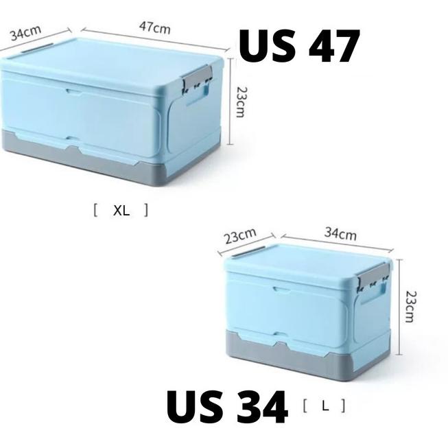 Jual Kontainer Box lipat plastik serbaguna Storage Foldable Container ...