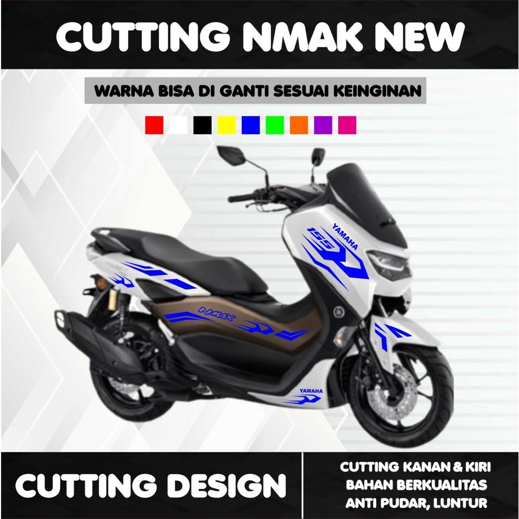 Jual CUTTING STICKER NMAX NEW STRIPING NMAX BARU STIKER VARIASI NMAX ...