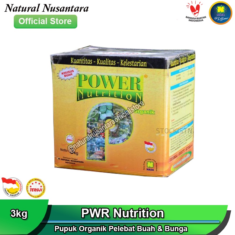 Jual Power Nutrition Nasa 3kg / Pupuk Organik Pelebat Buah / Nutrisi ...