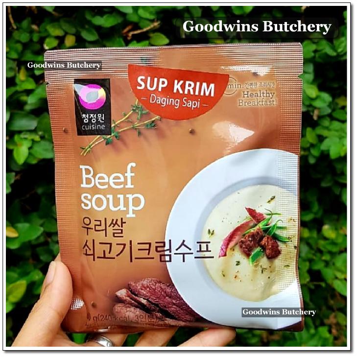 Jual BEEF CREAM SOUP sup krim daging sapi Korea Daesang Chung Jung One ...