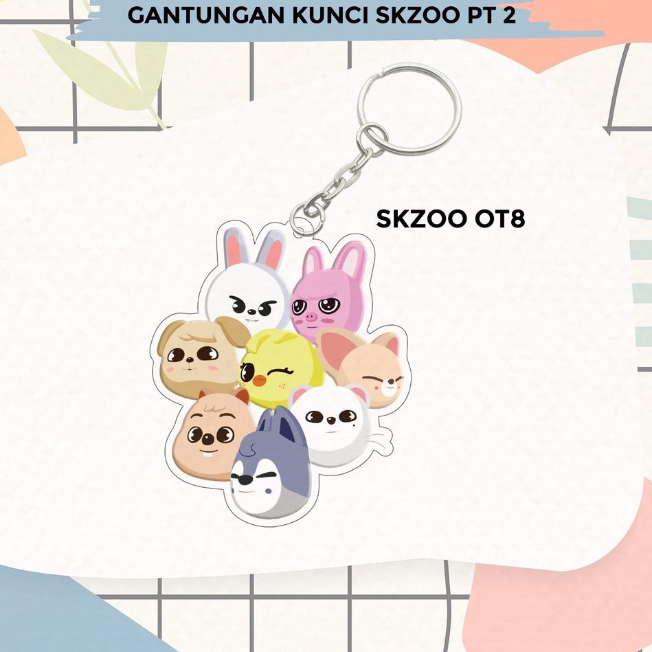 Jual Pilih Ini-- Gantungan Kunci Straykids SKZ SKZoo + Logo I Kpop ...