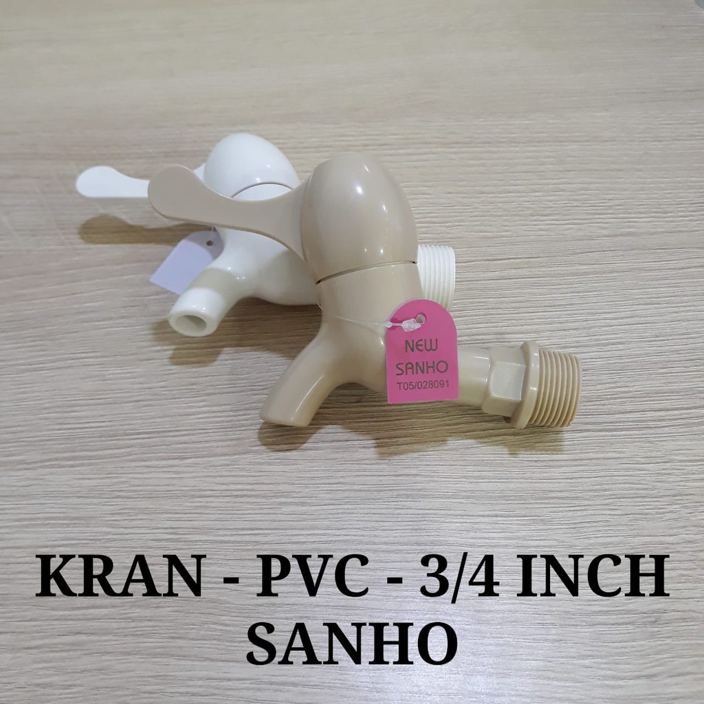 Jual KRAN - PVC - 3/4 - INCH - SANHO | Shopee Indonesia