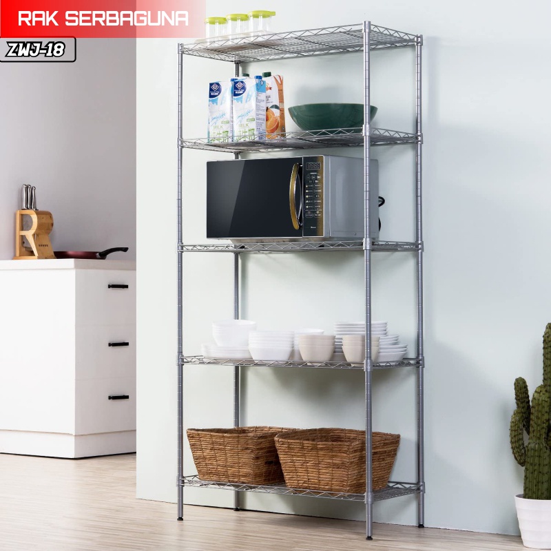 Jual Rak penyimpanan 5 tingkat Rak portable Rak Susun 5 Tingkat Rak ...
