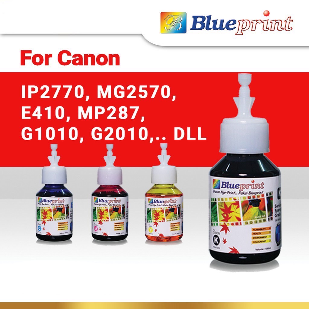 Jual Tinta Refill Blueprint Untuk Printer Canon - 100 ml | Shopee Indonesia