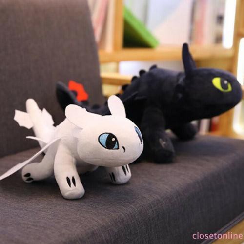 Jual Boneka Toothless 35cm 45cm Bantal Night Furry Boneka White ...