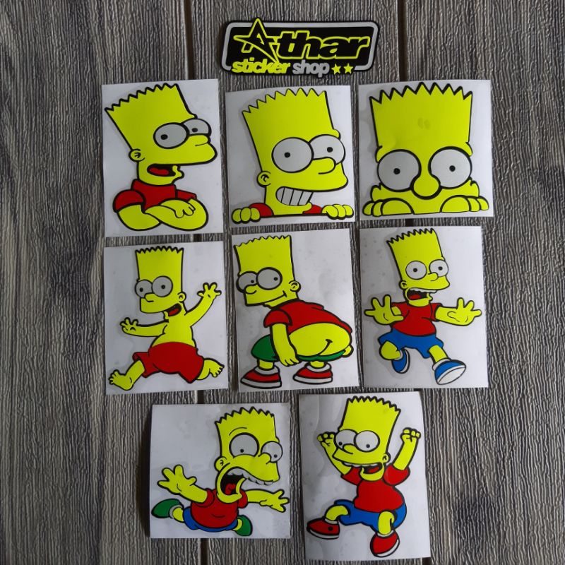 Jual STICKER SIMPSON CUTTING STICKER CUTTING MOTOR CUTTING STICKER ...
