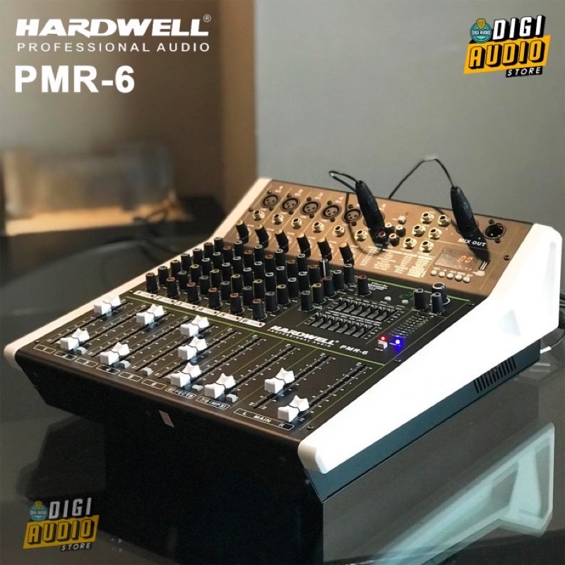 Jual Power Mixer Hardwell PMR6 Original Pmr 6 channel hardwell pmr6 | Shopee Indonesia