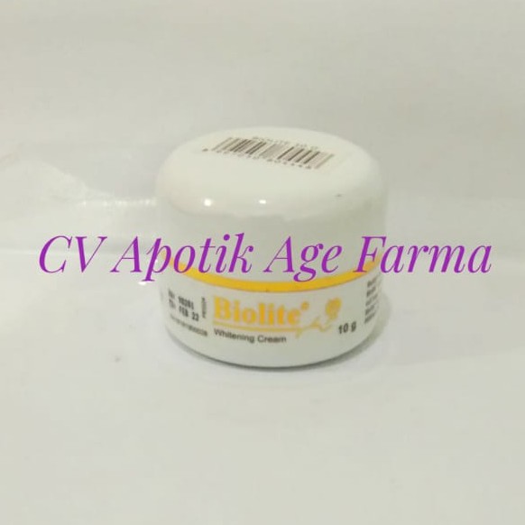 Jual Biolite Cream 10 gram (Ikapharmindo) | Shopee Indonesia
