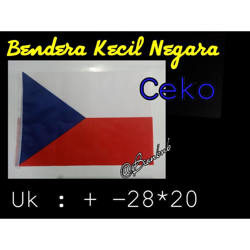 Jual Bendera Negara Ceko Ukuran Kecil Bendera Negara Piala Dunia Ceko ...