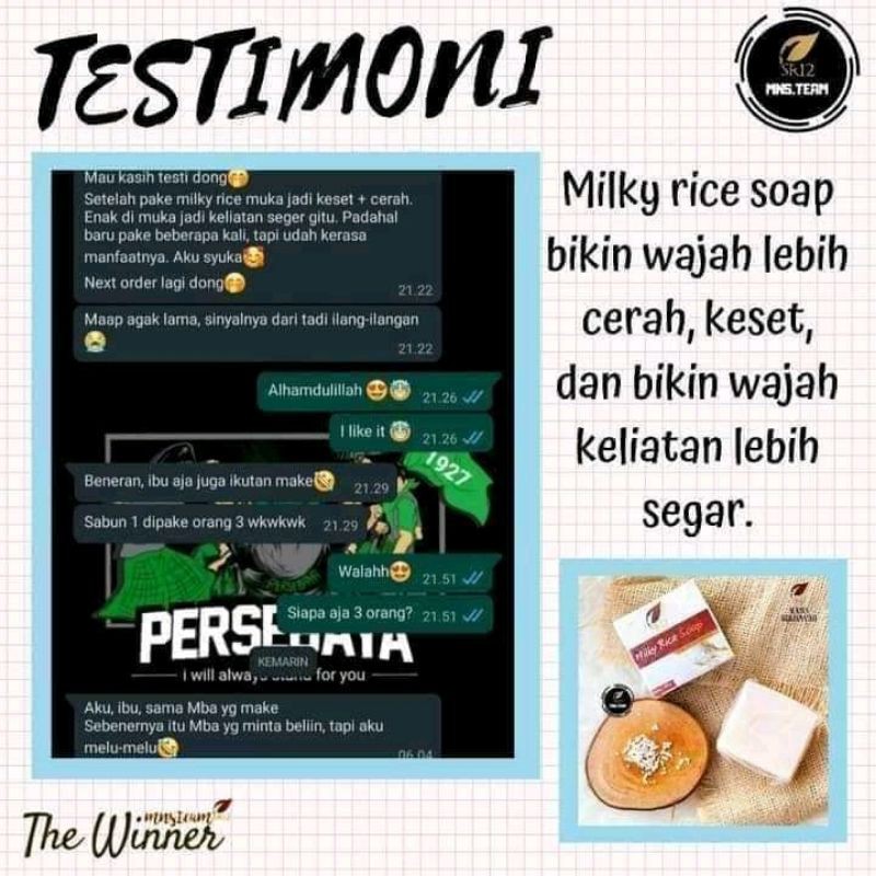 Jual Milky Rice Soap Sr12 | Shopee Indonesia