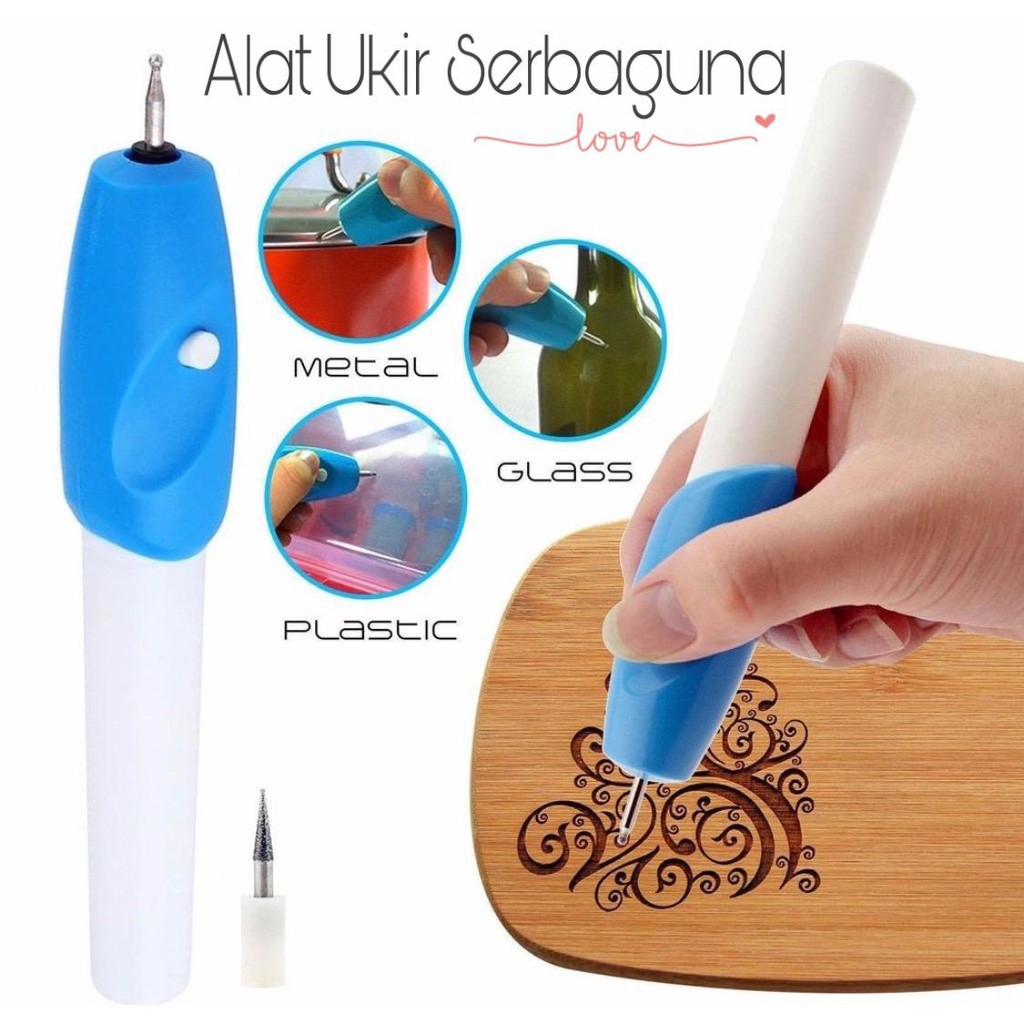 Jual Pen Alat Grafir / Alat Ukir Engrave Kayu Plastik Kulit Electrik ...