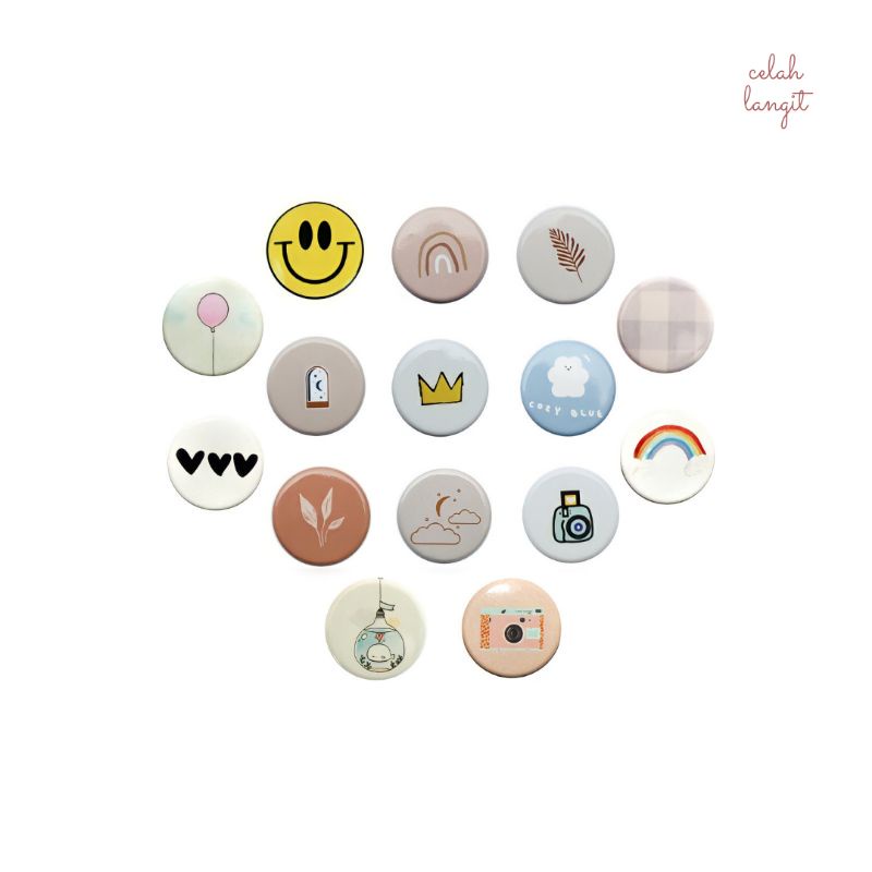 Jual CELAH LANGIT PIN AESTHETIC (32mm) || PIN HANYA BISA DIBELI DENGAN ...