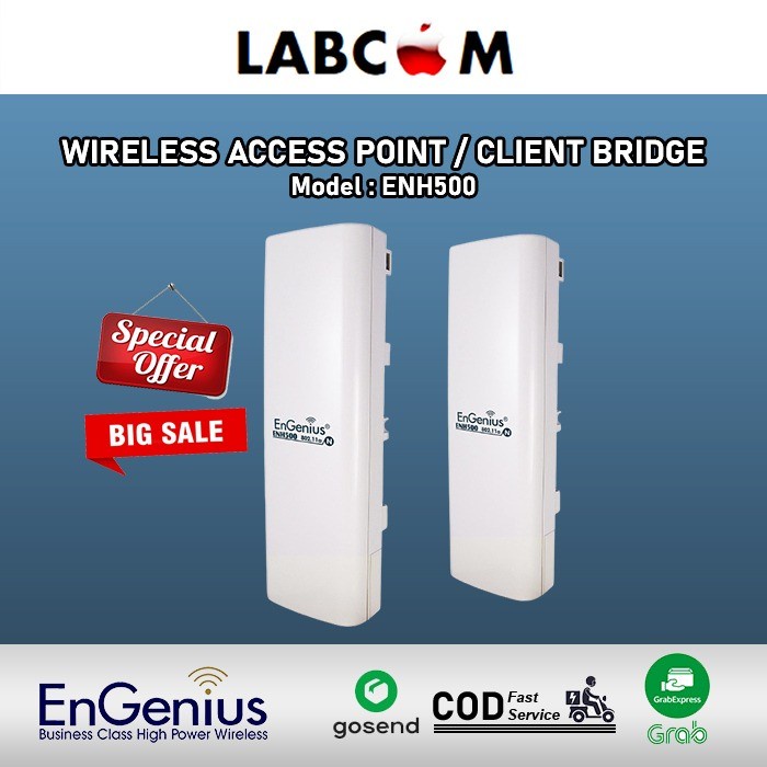 Jual Penguat Sinyal Engenius ENH500 Long Range Wireless AP Bridge ...