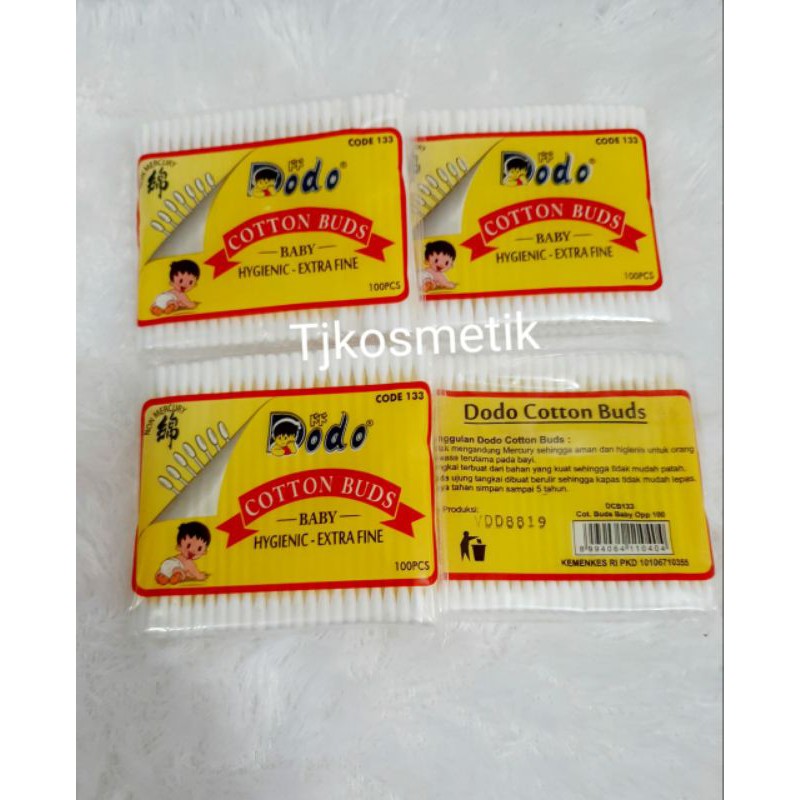 Jual Dodo Cotton Buds Baby Extra Fine 133 | Shopee Indonesia