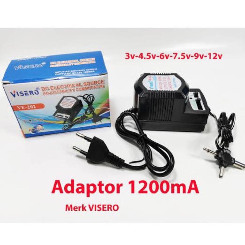 Jual Adaptor Visero Ve-202 | Shopee Indonesia
