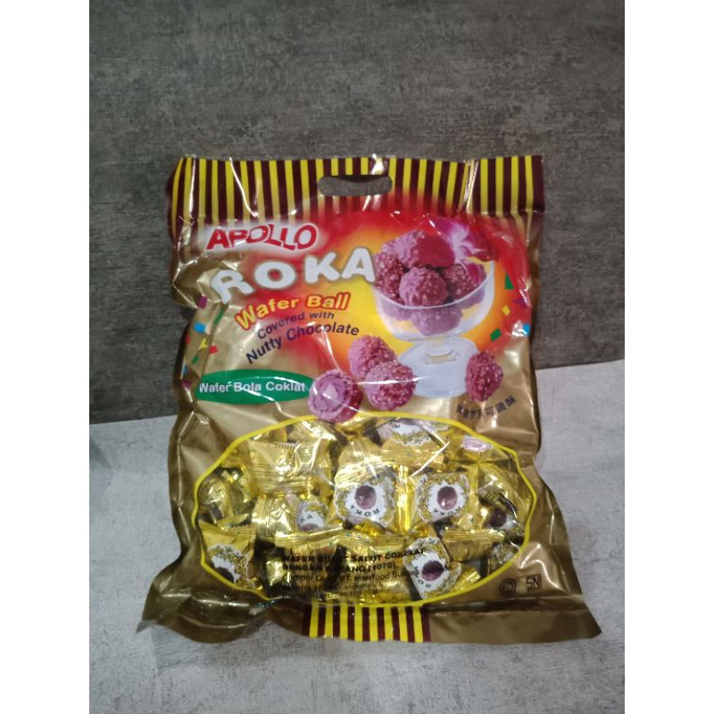 Jual APOLLO ROKA WAFFERBALL ISI( 80 pc ) | Shopee Indonesia