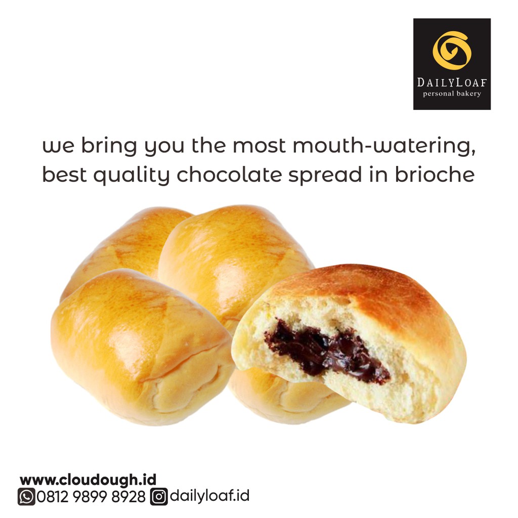Jual Roti Brioche Classic Choco Roll (isi 4pcs) | Shopee Indonesia