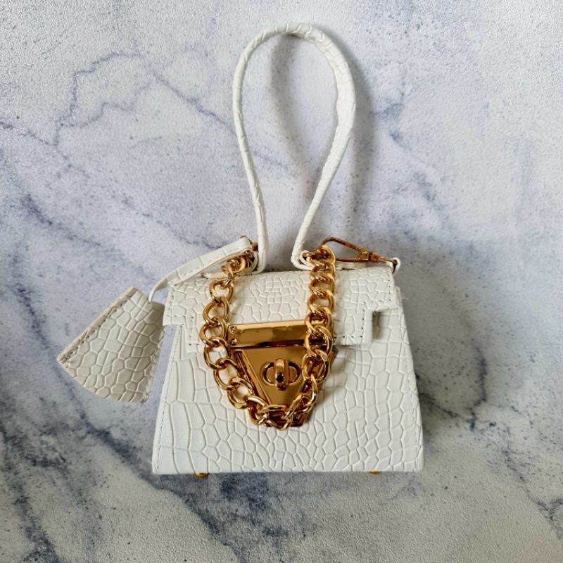 Jual FRESHY - Tas Croco Andin Ikatan Rantai - Tas Wanita Mini Premium ...
