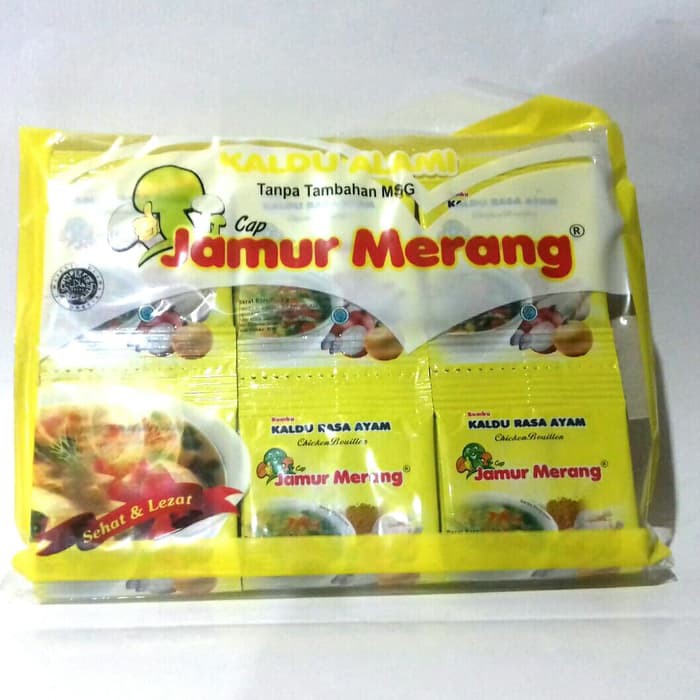 Jual Kaldu Cap Jamur Merang Rasa Ayam Penyedap Rasa 30 Sachet | Shopee ...