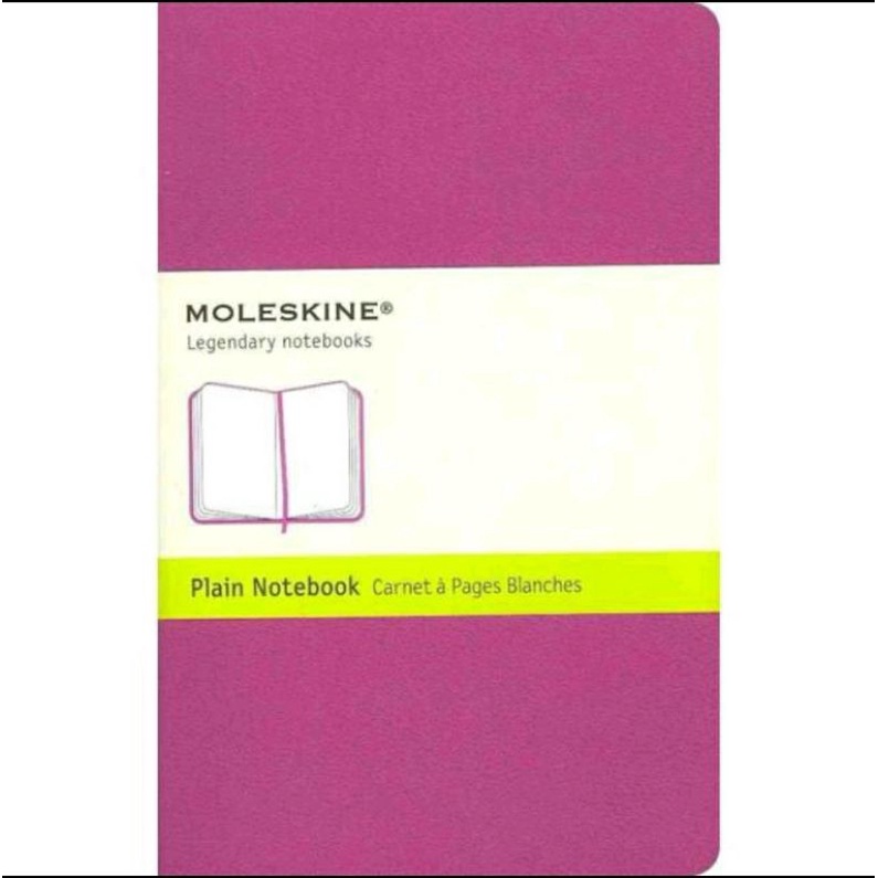 Jual Moleskine Plain Notebook Pink Magenta Pocket size | Shopee Indonesia