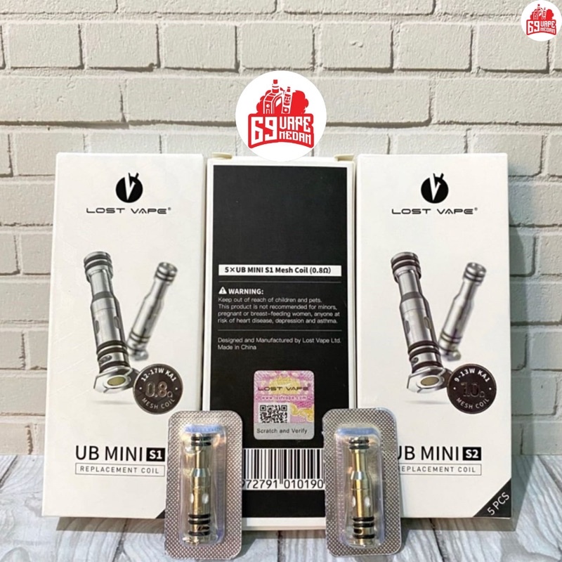 Jual AUTHENTIC OCC UB MINI S1 0.8 OHM - COIL UB MINI S2 1.0 OHM For URSA BABY - URSA NANO ...