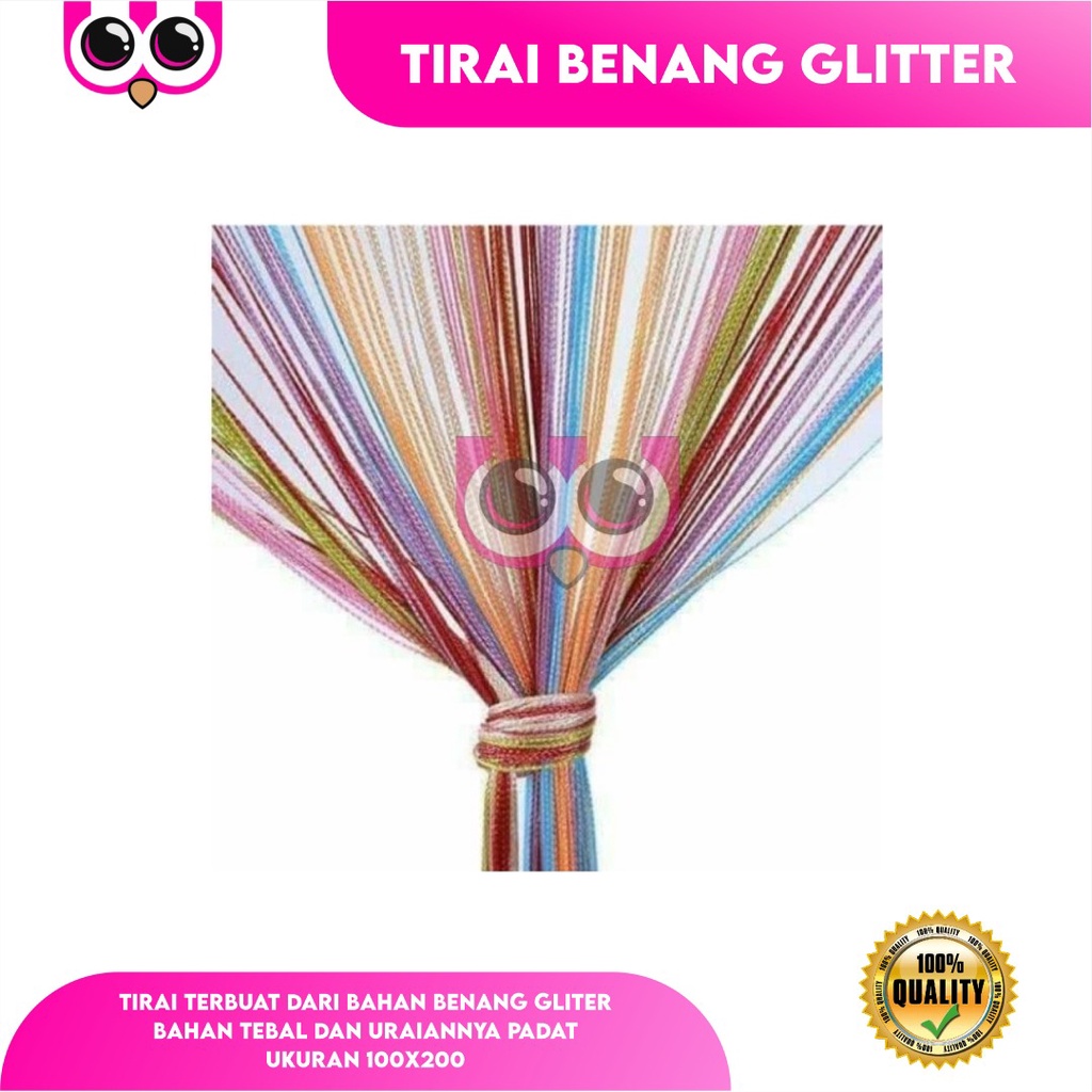 Jual [GLITTER] NEW TIRAI BENANG GLITTER RAINBOW | Shopee Indonesia
