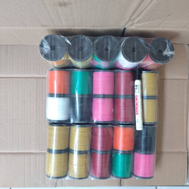 Jual Senar Kenur Marlin Layanganlayang Layang Tali Benang Kenur Layangan Perpack Shopee