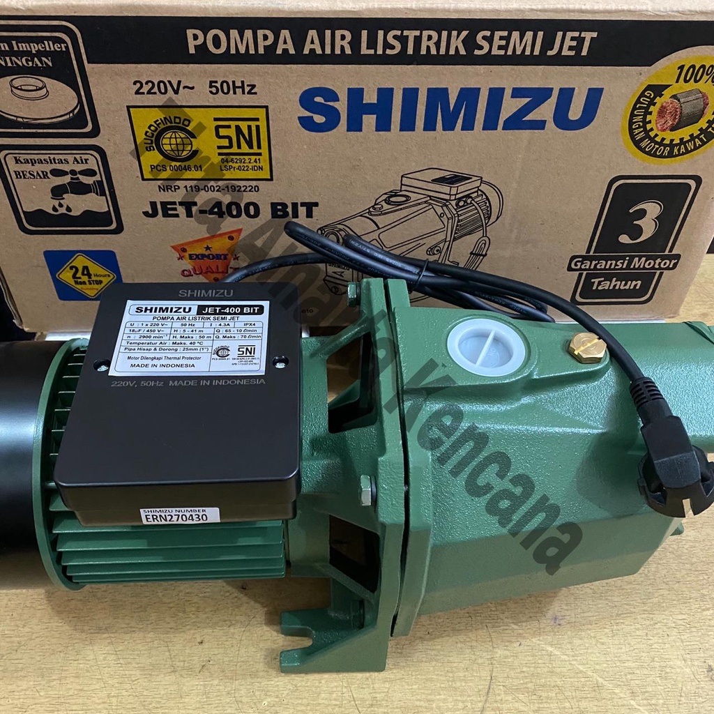 Jual Pompa Air Semi Jet Pump Shimizu Jet 400 BIT | Shopee Indonesia