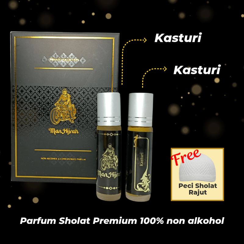 Jual Diskon Bundling Parfum Kasturi Kijang + Parfum Sholat Minyak ...