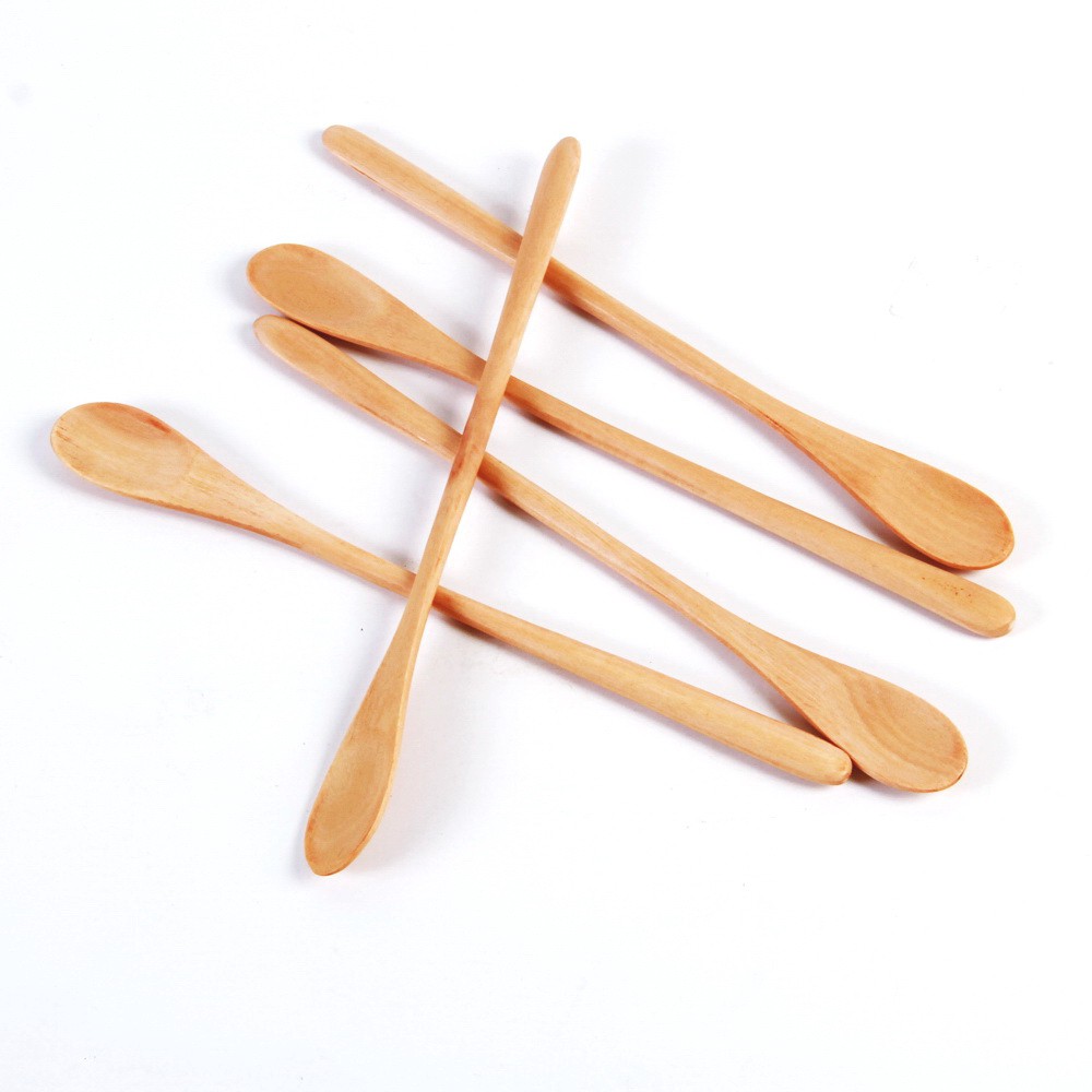 Jual LOLITA JUICE SPOON - SENDOK MAKAN KAYU DESSERT PENGADUK JUS WOODEN ...