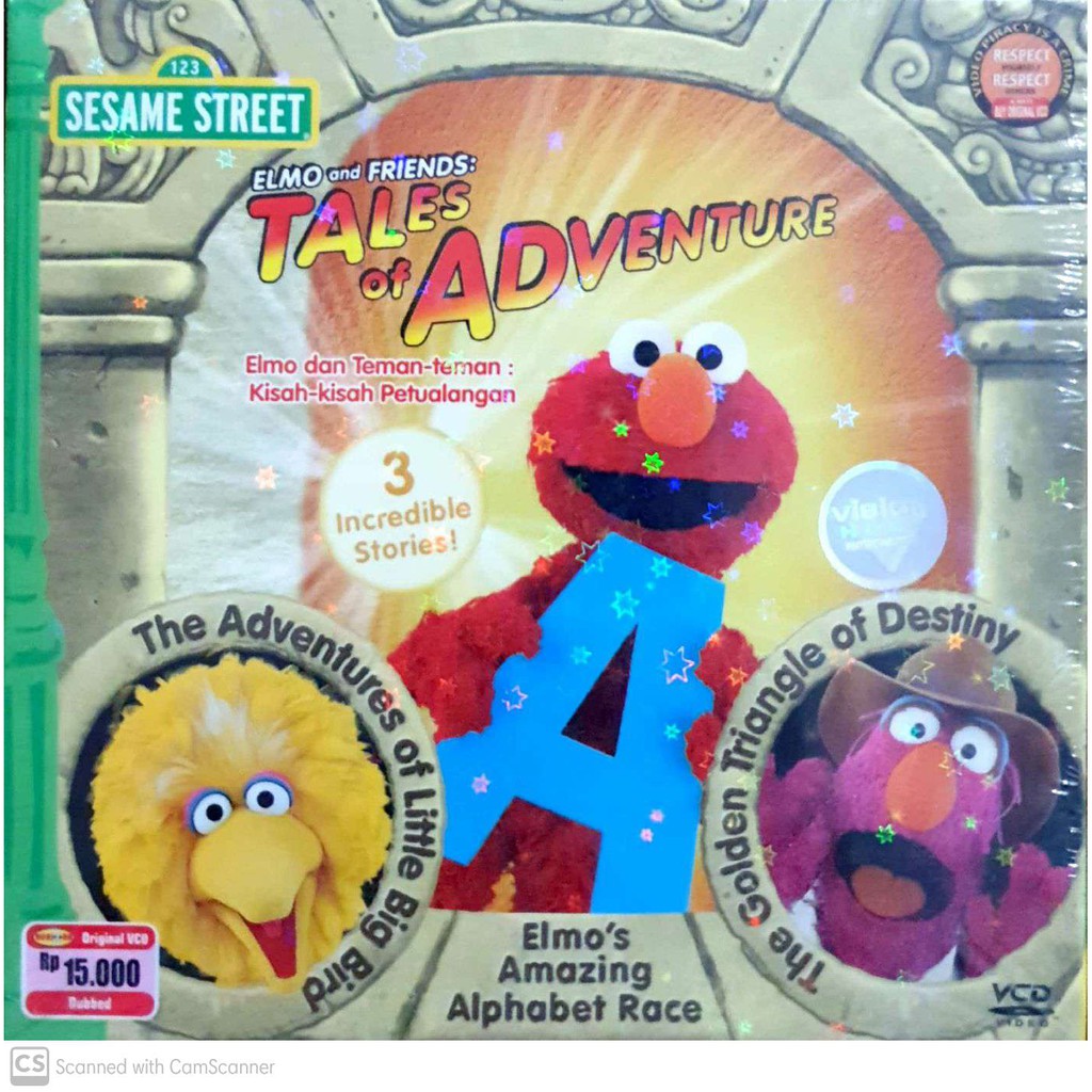 Jual Sesame Street Elmo and Friends: Tales of Adventure | VCD Original ...